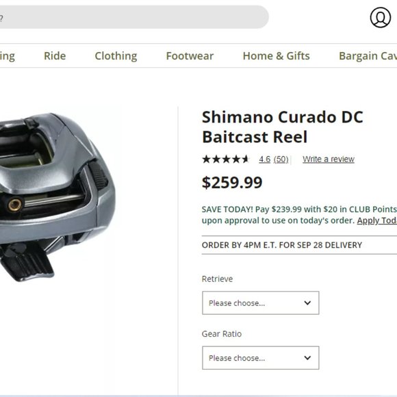 Shimano | Other | Shimano 5hg Curado Dc Fishing Reel | Poshmark